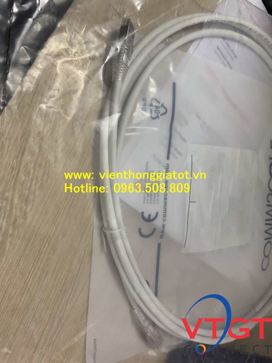 Dây nhảy cat6 A, cat7 Commscope dài 5M - NPC6ASZDB-WT005M.